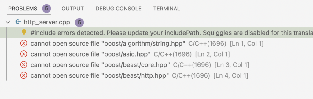 add “brew installed” libraries to include path of C/Cpp extension in VS Code – Terry Taipei